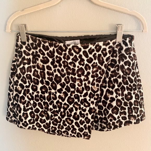 Shorts | Leopard Print Skort | Poshmark